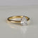 Vintage Pear Diamond Ring – Modern Curved Band Setting | Timeless ...